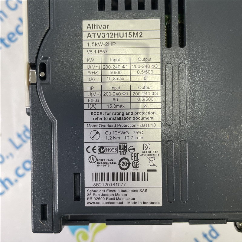 Schneider Inverter ATV312HU15M2 - Buy Schneider Inverter, ATV312HU15M2 ...