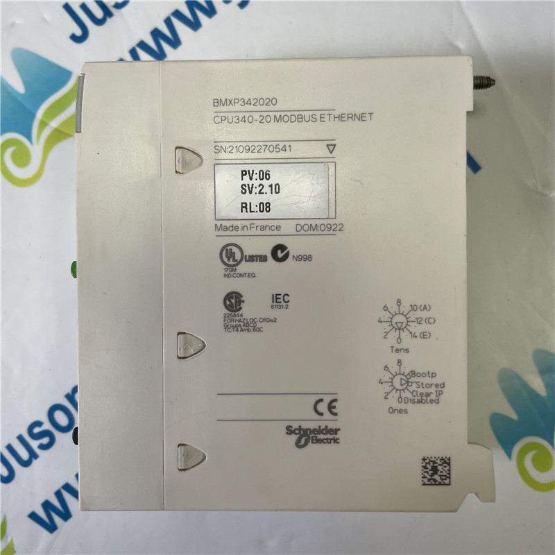 Schneider processor module BMXP342020 Processor module, Modicon M340 ...