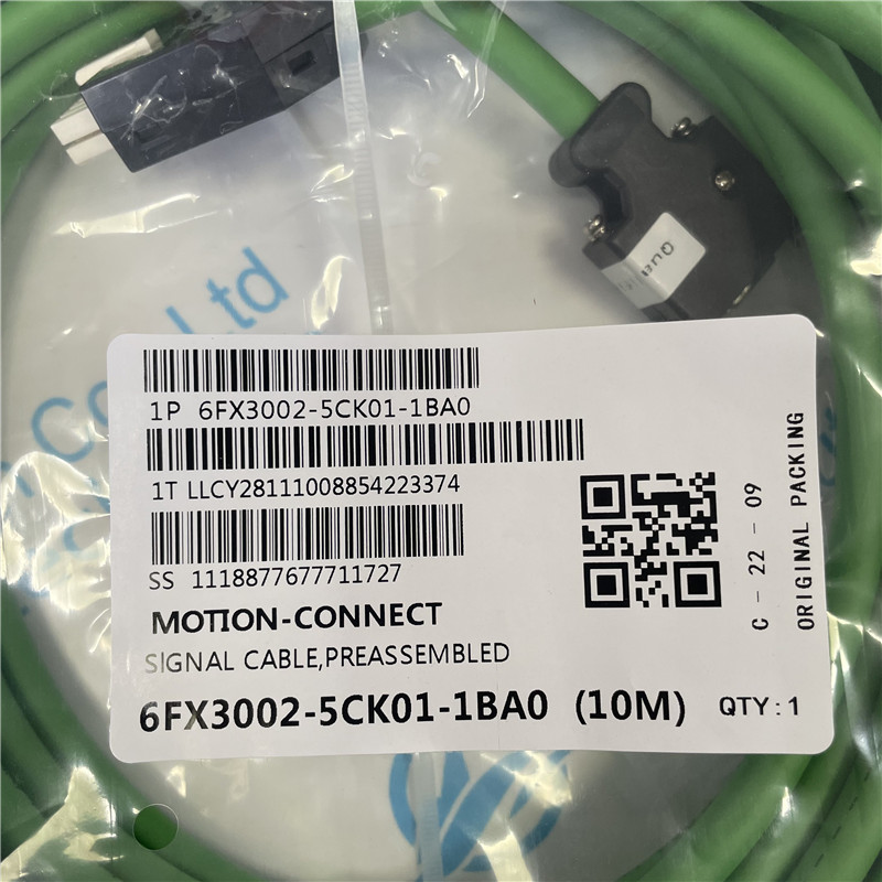 SIEMENS servo motor cable 6FX3002-5CK01-1BA0 Power cable pre-assembled ...
