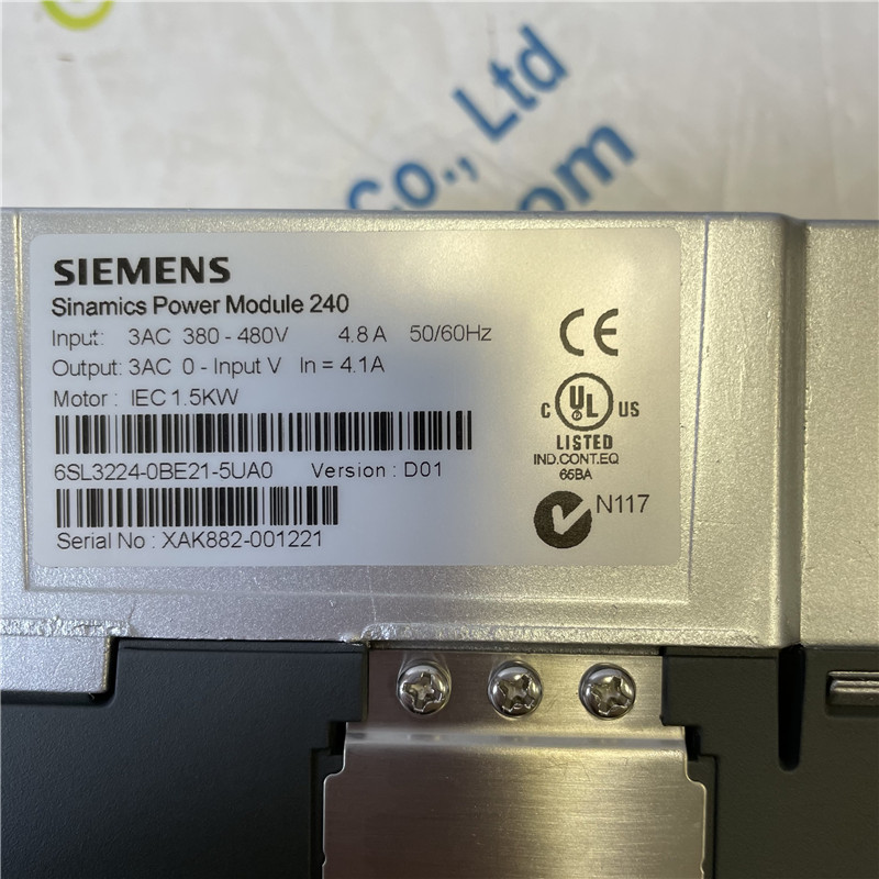 SIEMENS inverter 6SL3224-0BE21-5UA0 SINAMICS G120 PM 240 Power Module ...