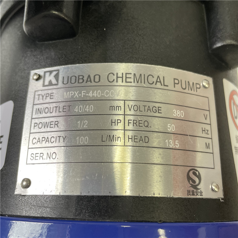 KUOBAO Magnetic Pump MPX-F-440-CCV - Buy KUOBAO Magnetic Pump, MPX-F ...