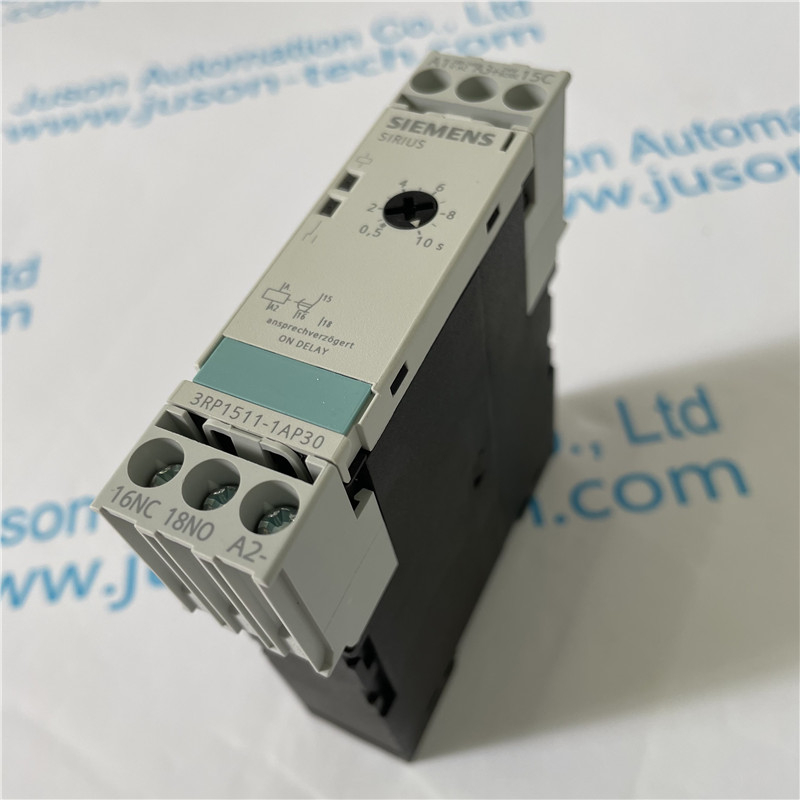 SIEMENS solid state time relay 3RP1511-1AP30 1 change-over contact, 1 ...