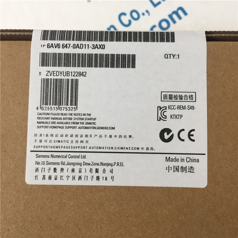 Siemens operator panel 6AV6647-0AD11-3AX0 SIMATIC HMI KTP600 Basic ...