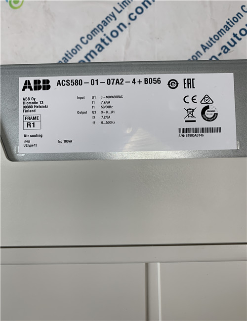 ABB ACS580-01-07A2-4+B056 from China manufacturer - Shenzhen Juson ...