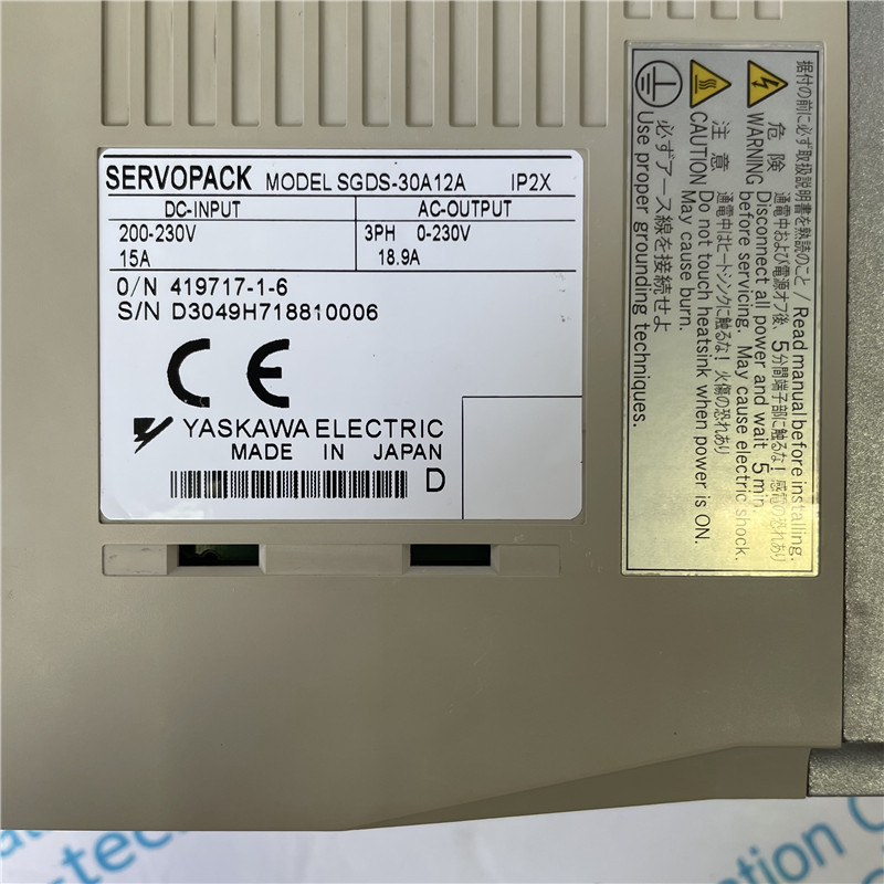YASKAWA servo driver SGDS-30A12A - Buy YASKAWA servo driver, SGDS-30A12A, servo driver SGDS ...