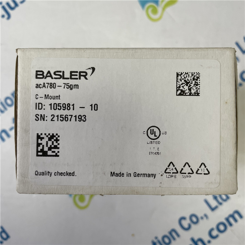 BASLER Industrial Video Camera acA780-75GM - Buy BASLER Industrial ...