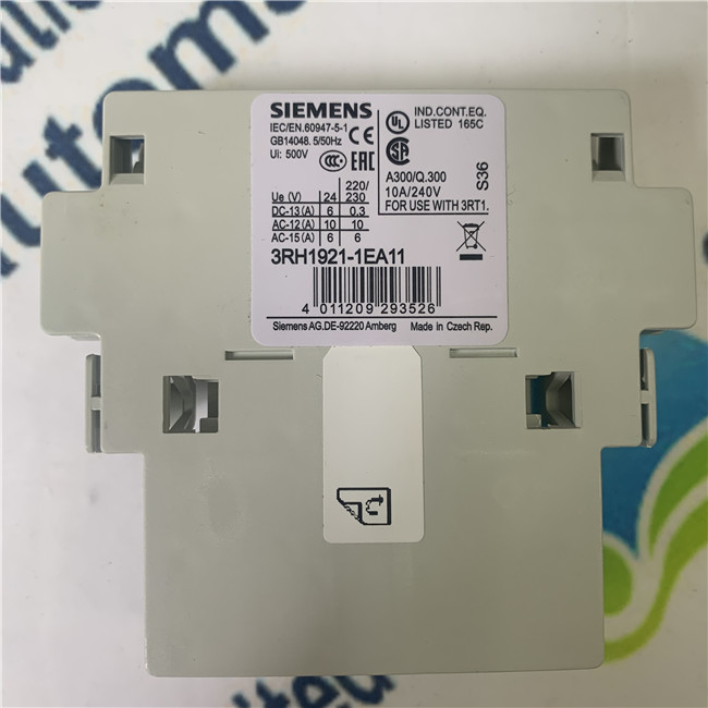 SIEMENS 3RH1921-1EA11 first lateral auxiliary switch 1 NO, 1 NC, screw ...