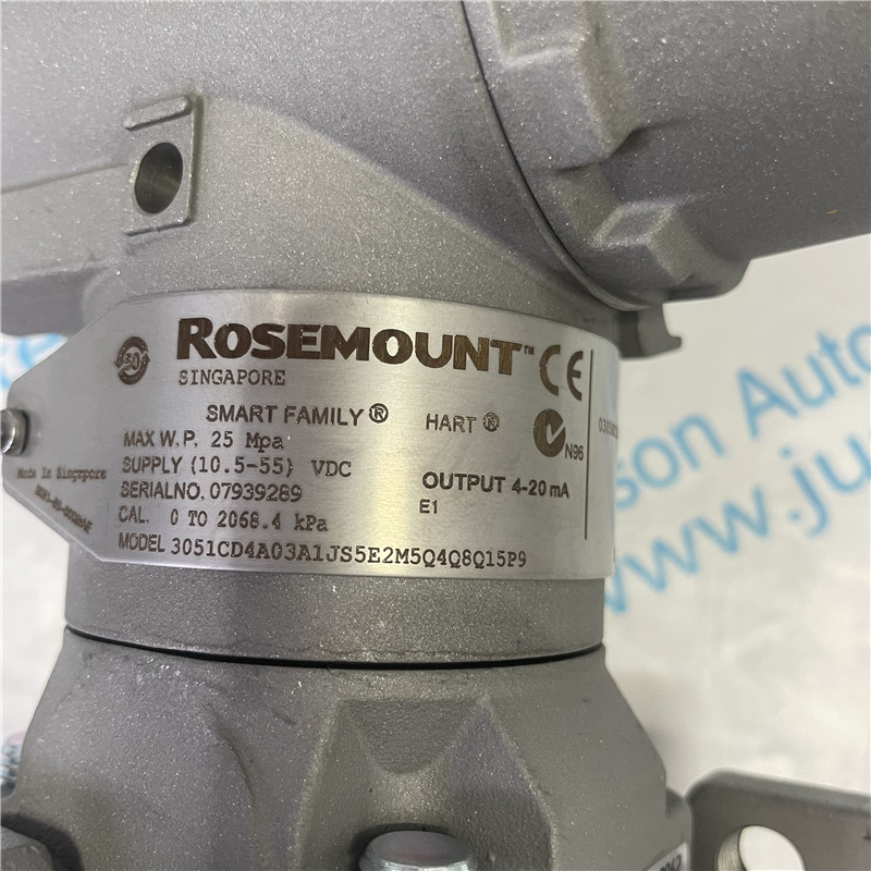 EMERSON Rosemount pressure transmitter 3051CD4A03A1JS5E2M5Q4Q8Q15P9 ...