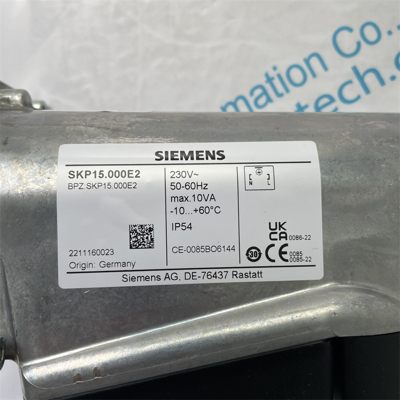 SIEMENS valve actuator SKP15.000E2 - Buy SIEMENS valve actuator, SKP15 ...