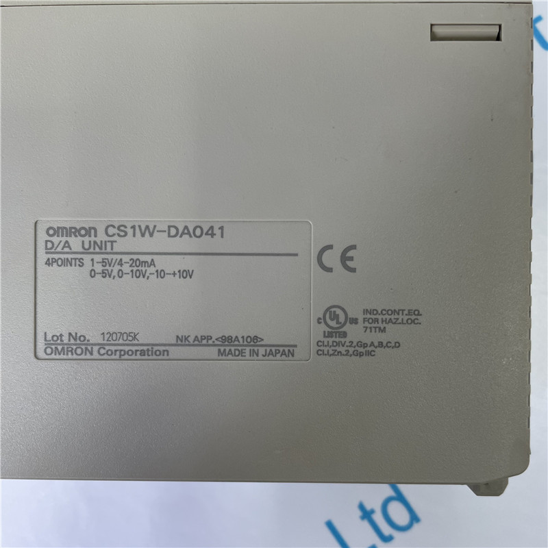 Omron Analog Input And Output Module Cs1w Da041 Buy Omron Analog Input And Output Module Cs1w