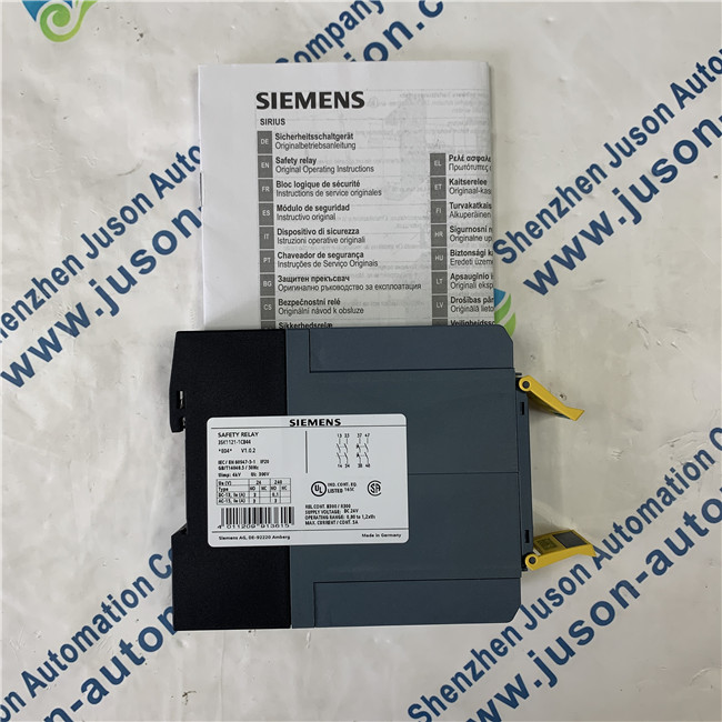 SIEMENS 3SK1121-1CB44 SIRIUS safety relay Basic unit Advanced series ...