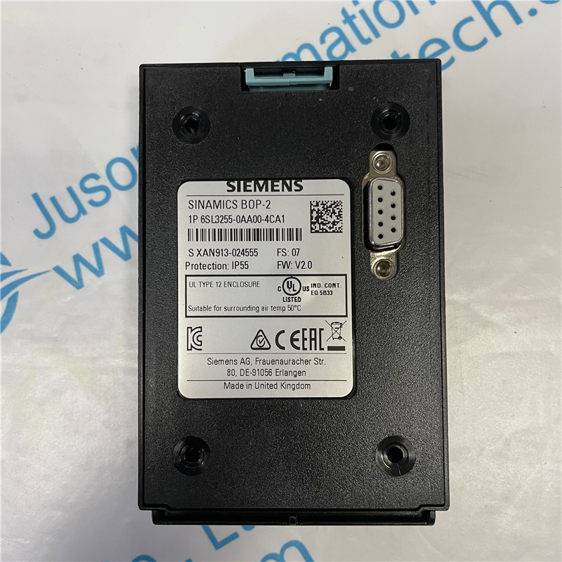 SIEMENS inverter operation panel 6SL3255-0AA00-4CA1 SINAMICS G120 Basic ...